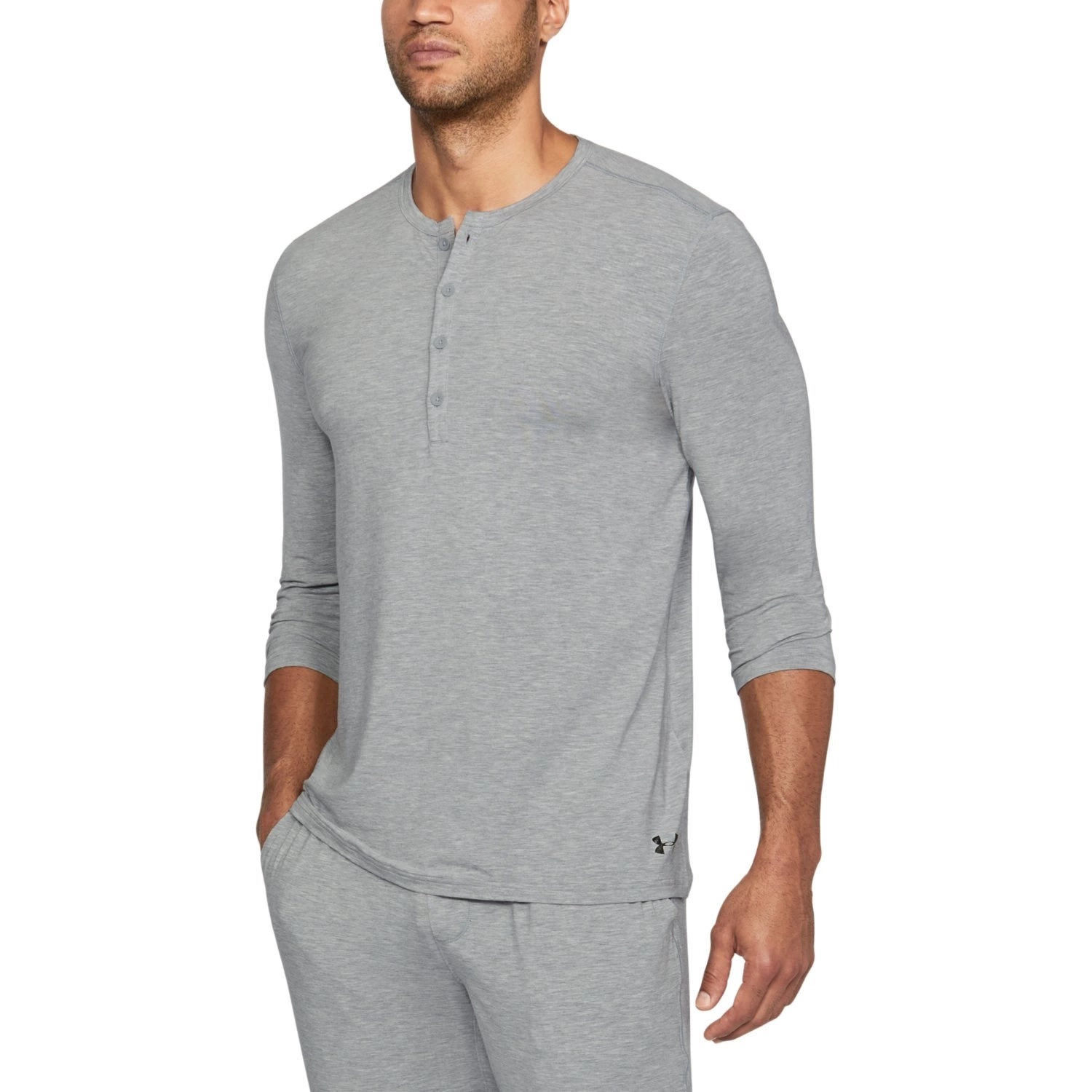 Koszulka męska Under Armour TB12 SLEEP LS HENLE – cena, opinie - Mmsport.pl